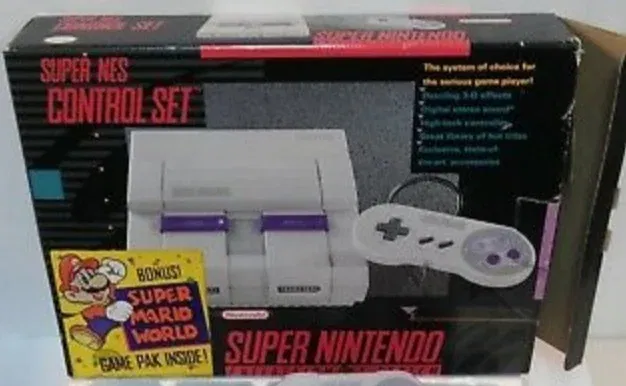 SNES Super Mario World Bonus Game Pak - Consolevariations