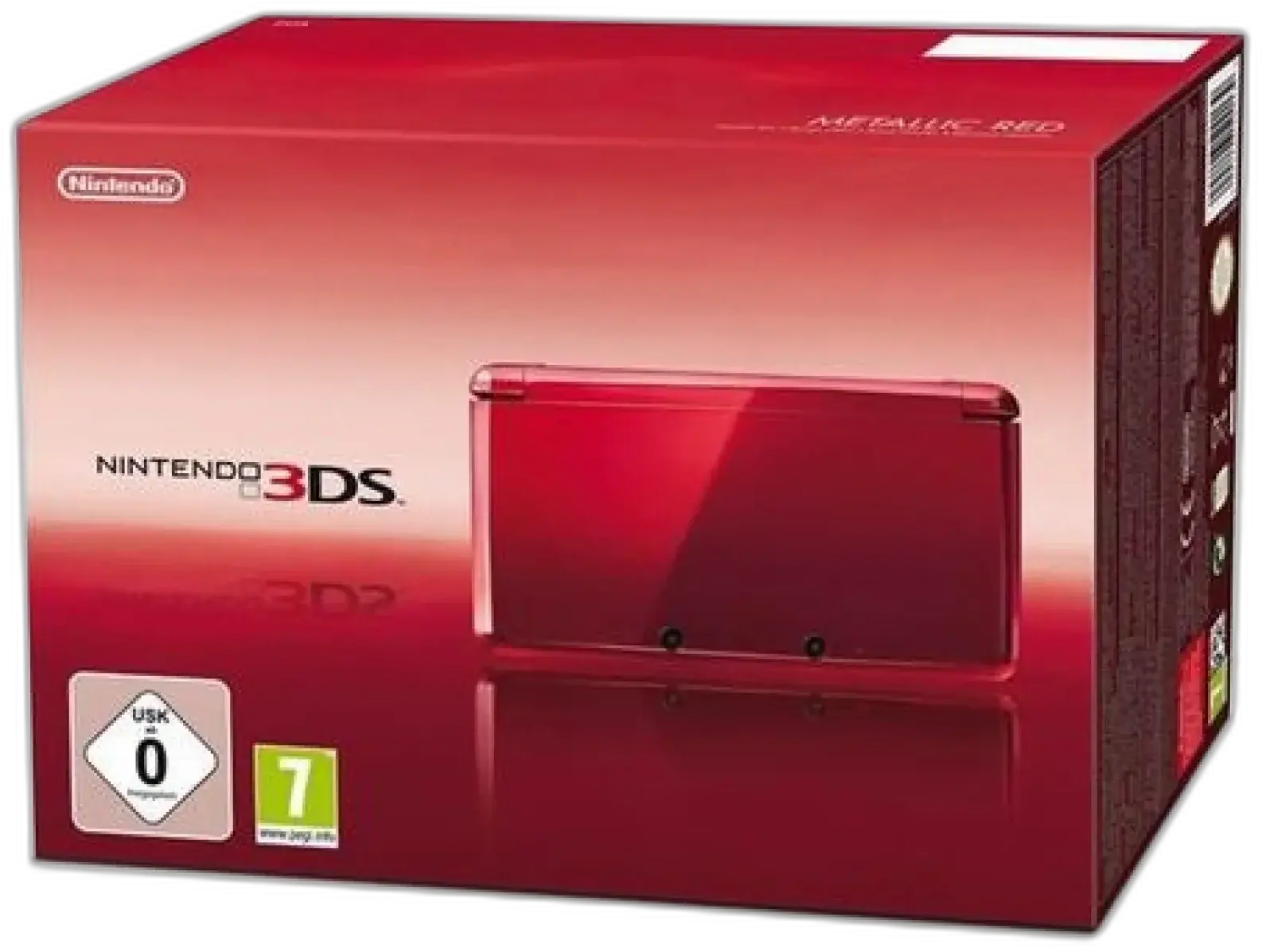 Nintendo 3DS Flame Red Console [BR] - Consolevariations