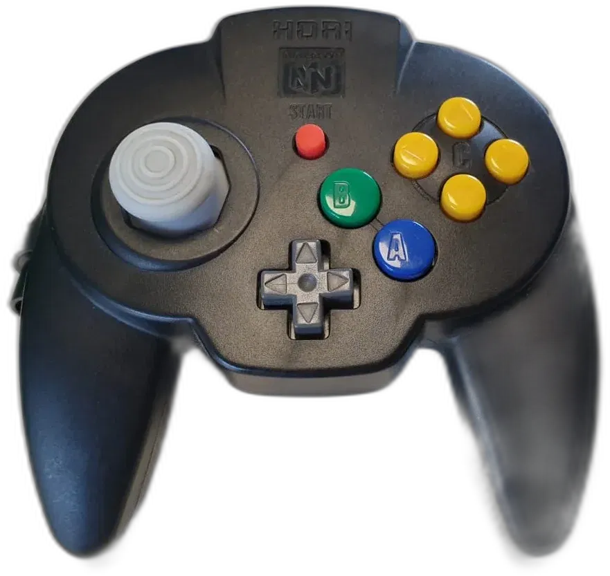Nintendo 64 Solid Black Controller [EU] - Consolevariations