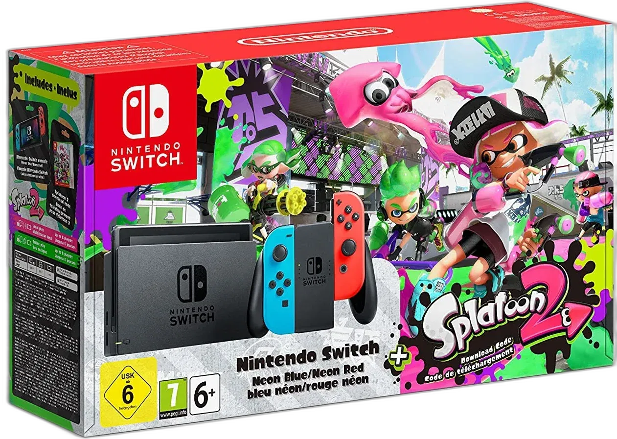 Nintendo Switch Splatoon 2 Fresh Four Championship Console ...