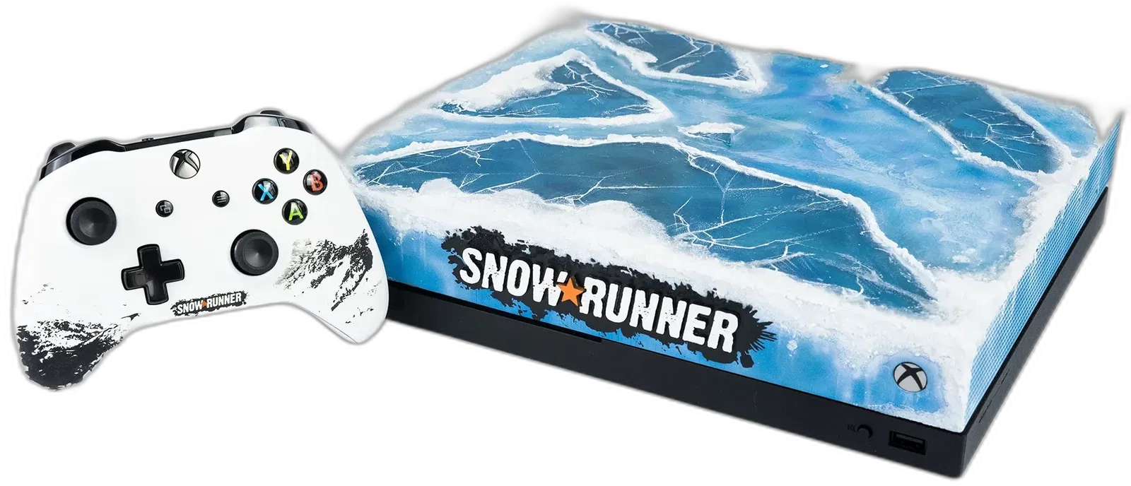 Microsoft Xbox One X Snow Runner Console - Consolevariations