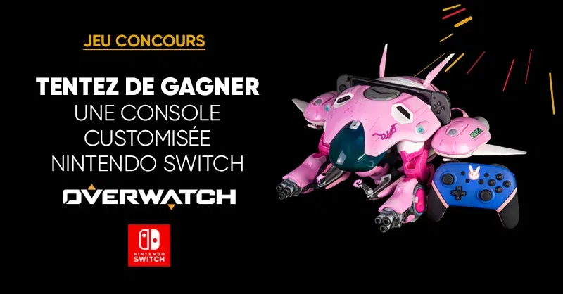 Nintendo Switch Overwatch D.Va Console - Consolevariations