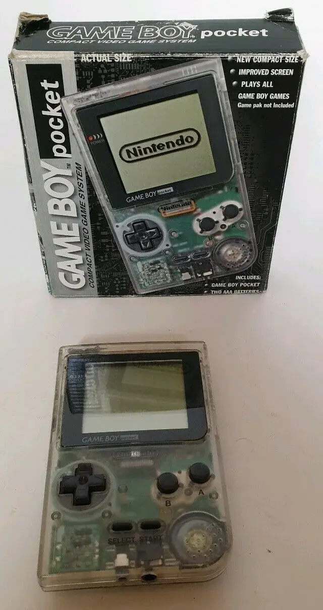 Nintendo Game Boy Pocket Clear [NA] - Consolevariations