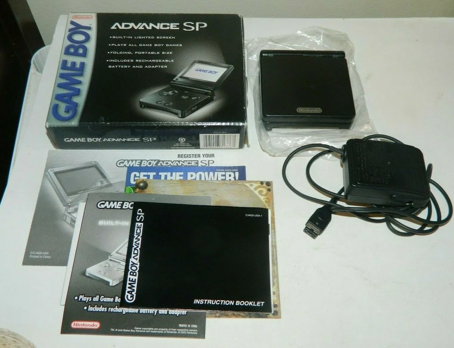 Nintendo Game Boy Advance SP Onyx Console [HK] - Consolevariations