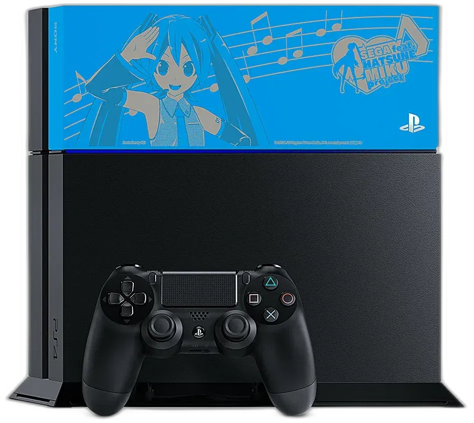 Sony PlayStation 4 Hatsune Miku Project Black Console - Consolevariations