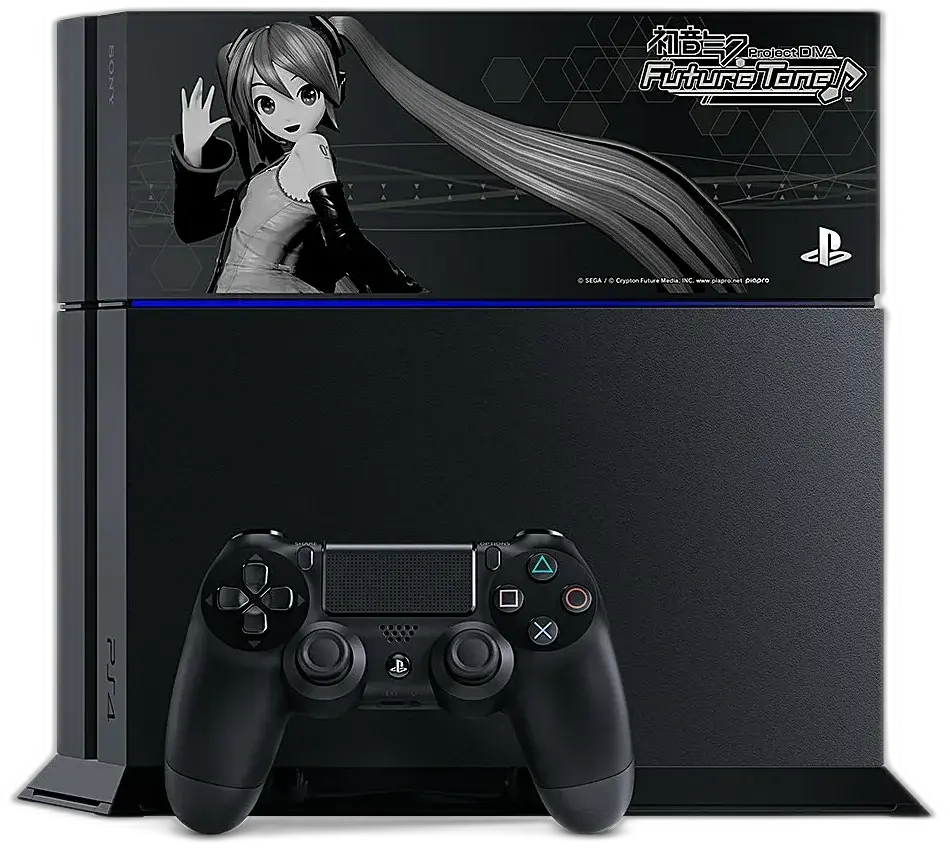 Sony PlayStation 4 Black Project Diva Future Tone Black Console ...