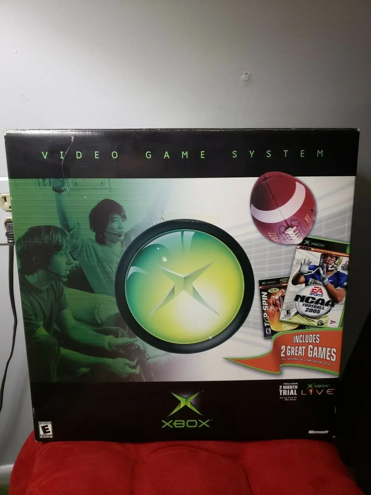 Microsoft Xbox Ncaa 2005 and Top Spin Bundle - Consolevariations