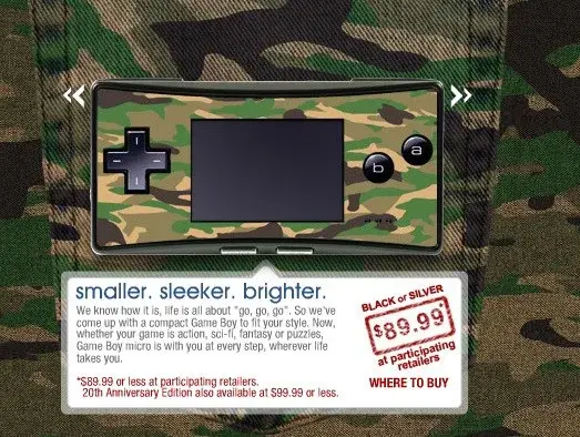 Game Boy Micro Overview - Consolevariations