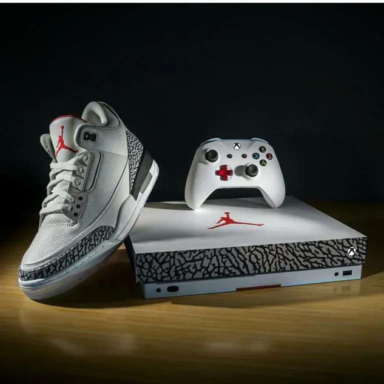 Microsoft Xbox One X Air Jordan III Tinker Console - Consolevariations