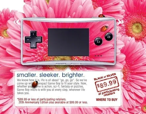 Game Boy Micro Overview - Consolevariations