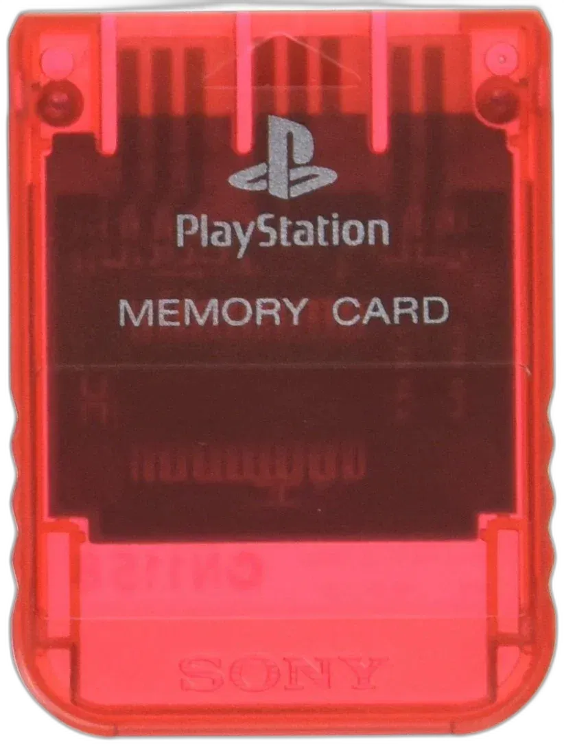 Sony PlayStation 2 Crimson Red + Island Blue Memory Cards [EU ...