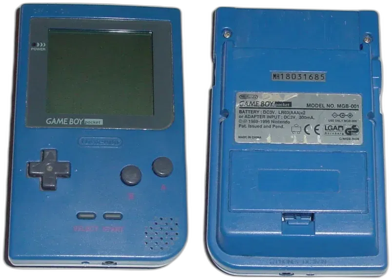 Nintendo Game Boy Pocket Ice Blue Console - Consolevariations
