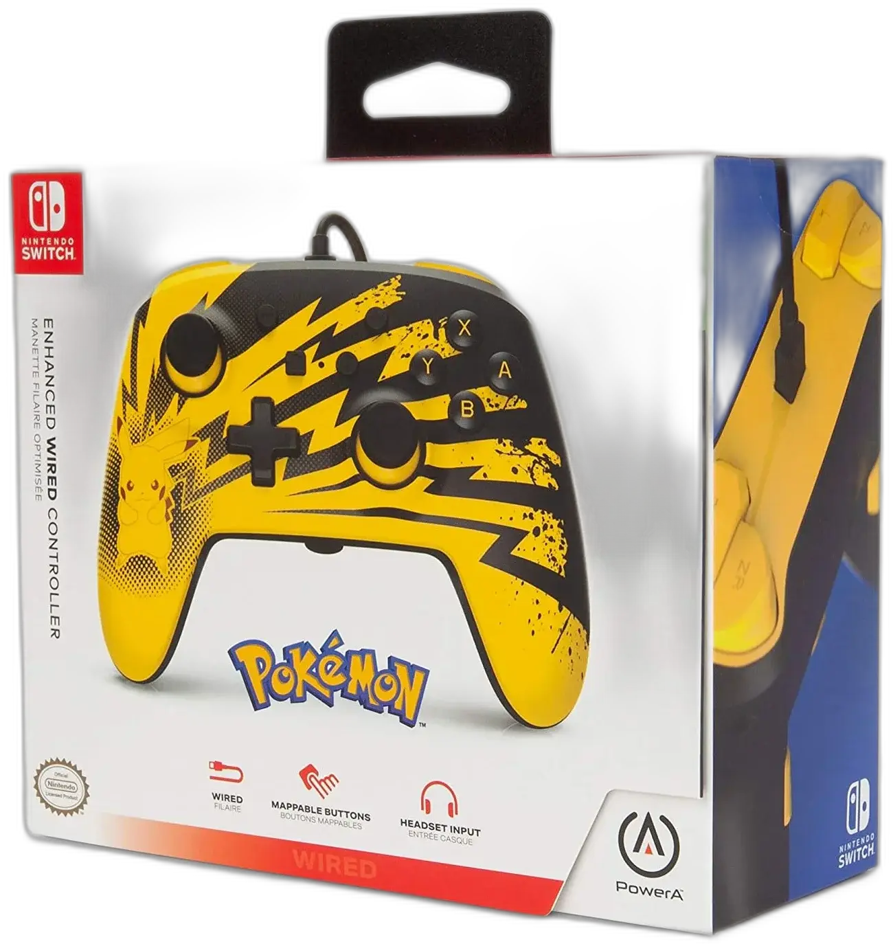 Power A Switch Pokemon Pikachu VS Mewtwo Wireless Controller ...