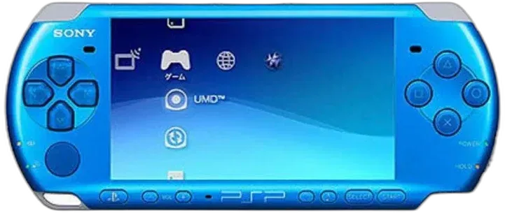 Sony PSP 3000 White and Blue Console - Consolevariations