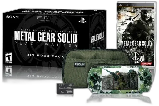 Sony PSP 3000 Metal Gear Solid Big Boss Console - Consolevariations