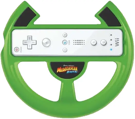 Nintendo Wii Madagascar Kartz Steering Wheel - Consolevariations