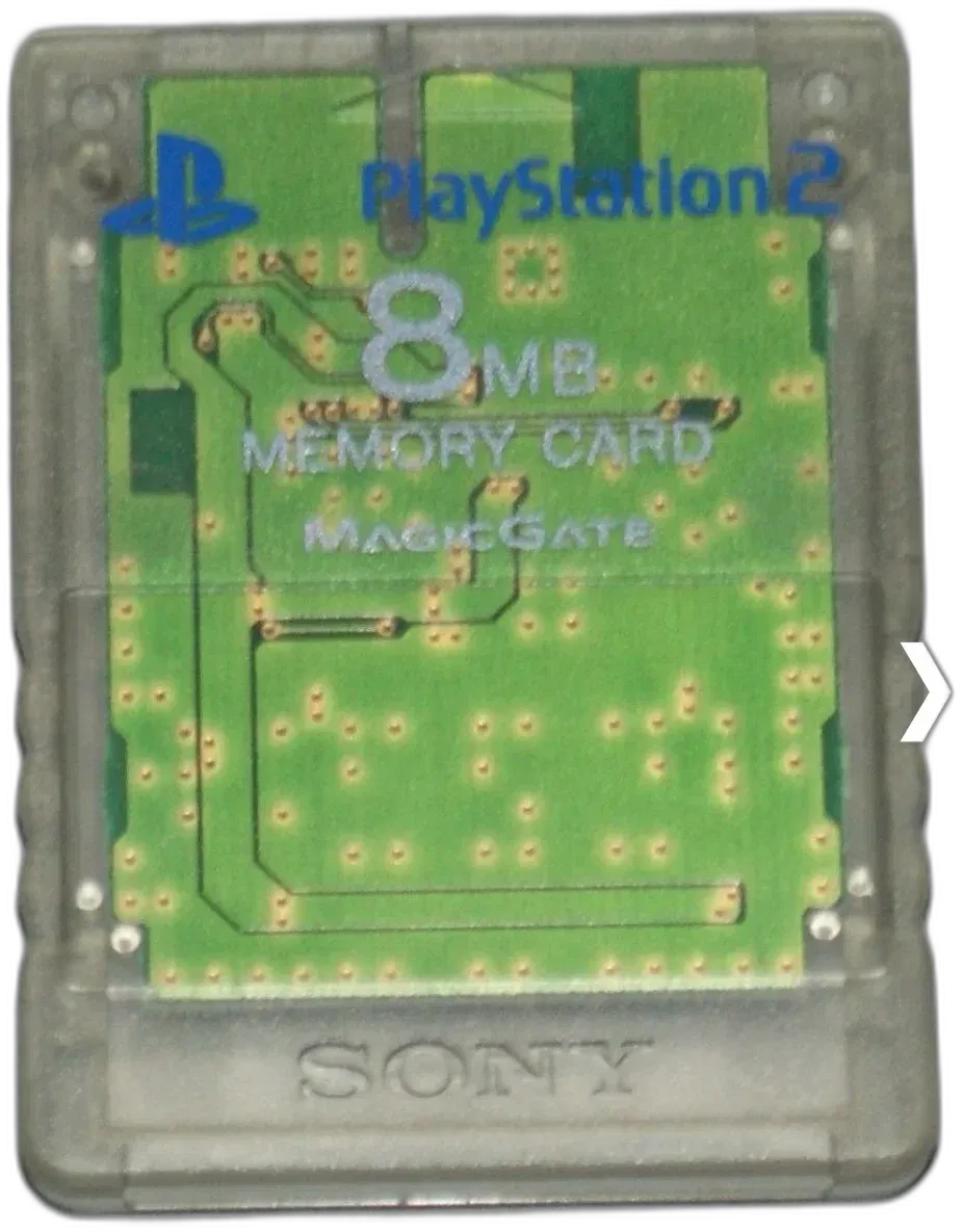 Sony PlayStation 2 8MB Ceramic White Memory Card [JP] - Consolevariations