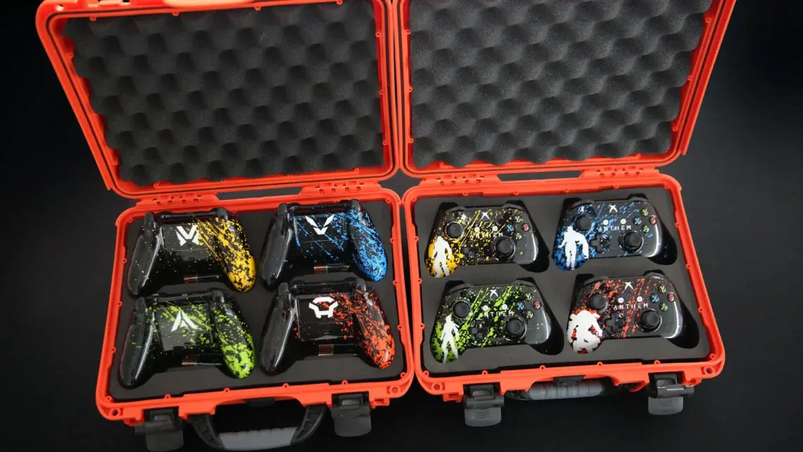 Xbox One S Controllers Anthem Case - Consolevariations