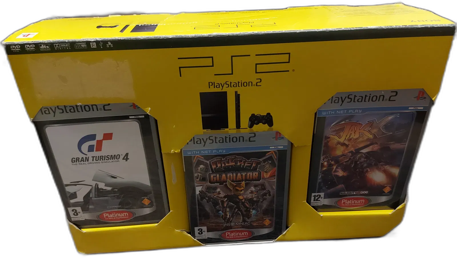 Sony Playstation 2 Slim 3 Games Pack Console - Consolevariations