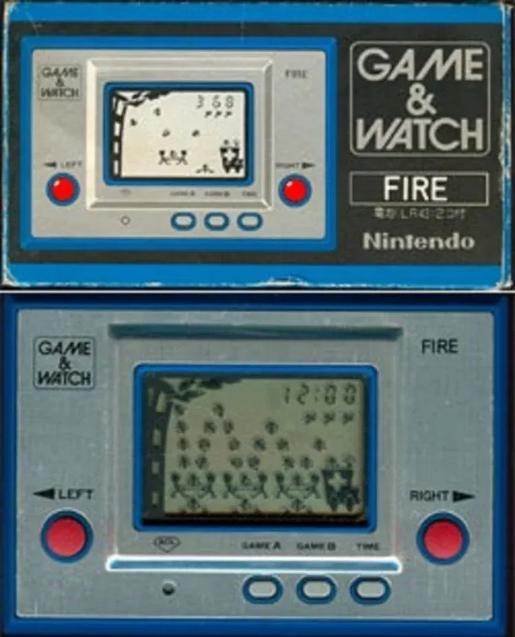 Nintendo Game & Watch Fire - Consolevariations