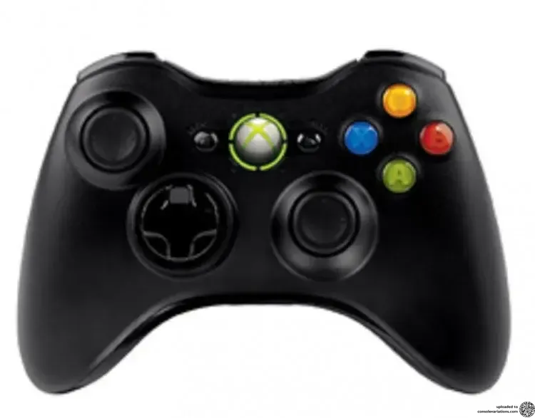 Consolevariations - Microsoft Xbox 360 Black S Controller ...