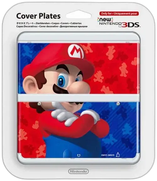 Nintendo New 3DS Mario Red and Blue Faceplate - Consolevariations