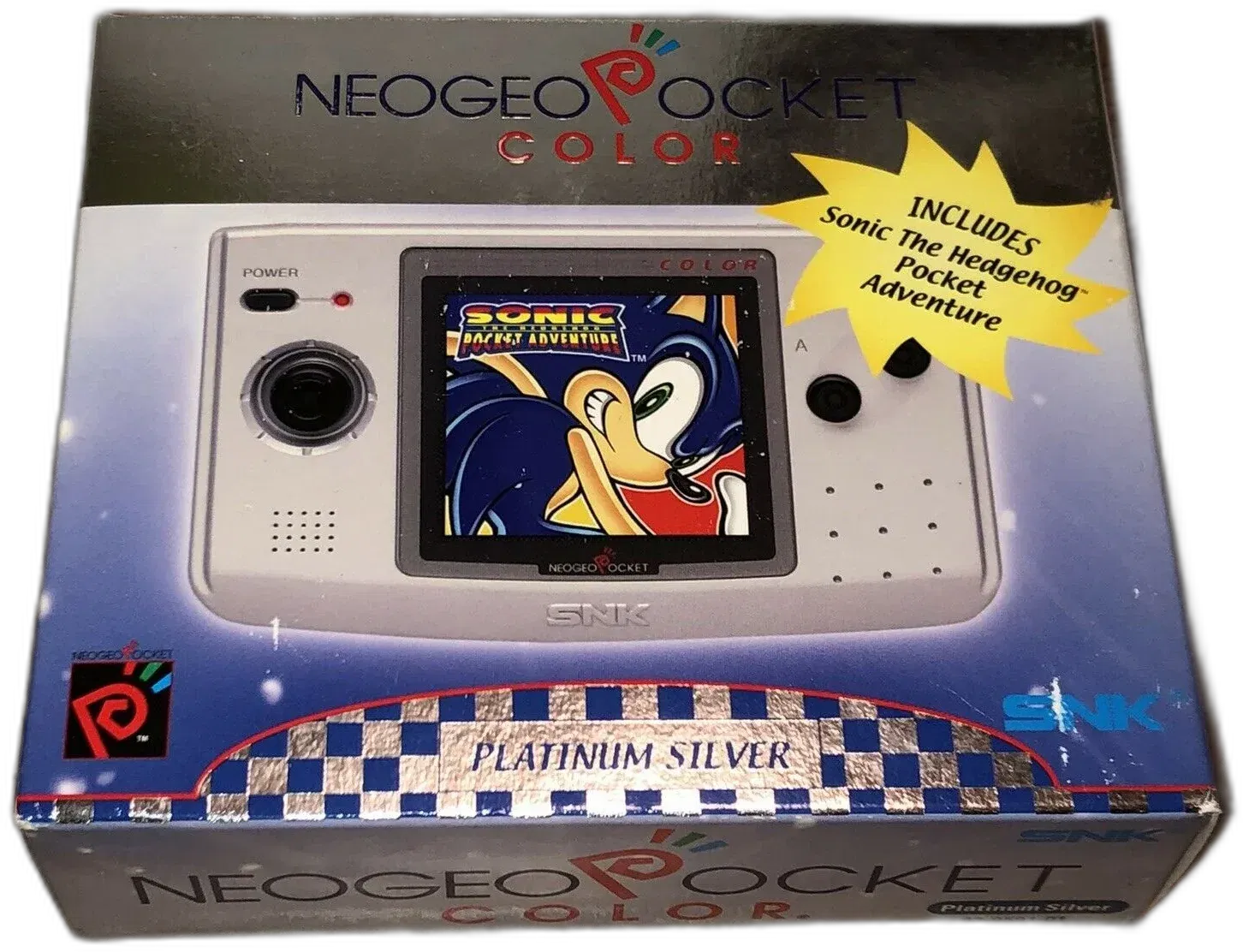 Neo Geo Pocket Color Platinum Silver Sonic The Hedgehog Pocket ...