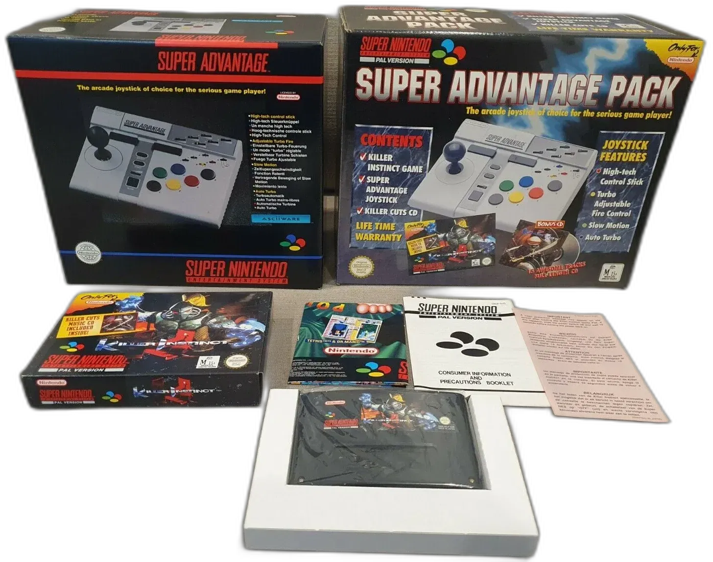 SNES Super Advantage Pack Killer Instinct Bundle - Consolevariations