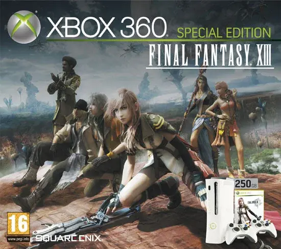 Microsoft Xbox 360 Final Fantasy XIII Console - Consolevariations