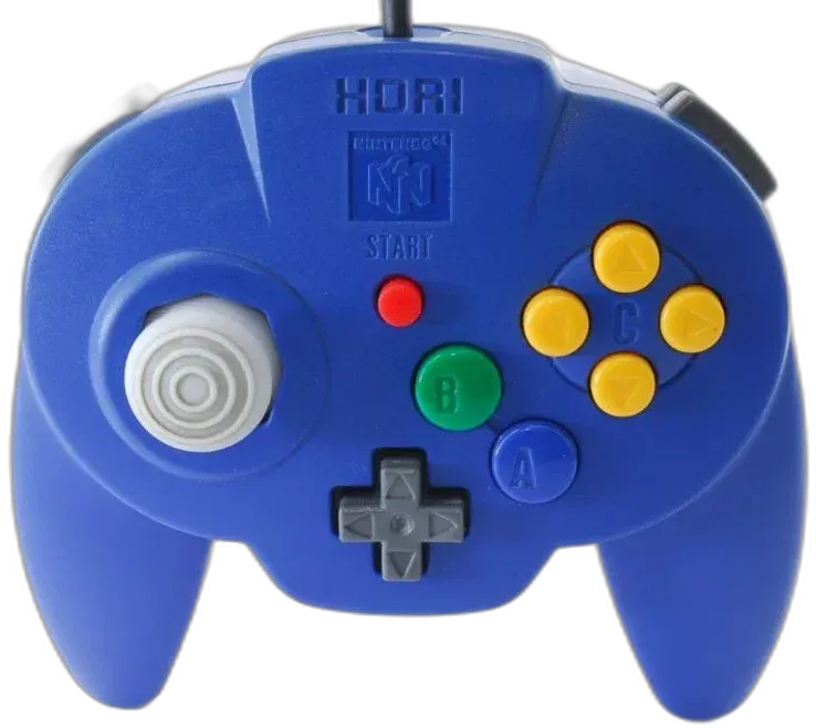 Hori Nintendo 64 Blue Controller - Consolevariations