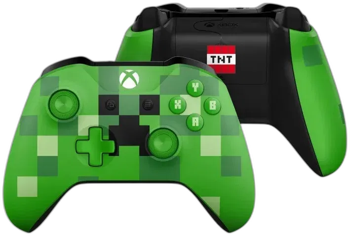 Microsoft Xbox One S MineCraft Creeper Controller - Consolevariations