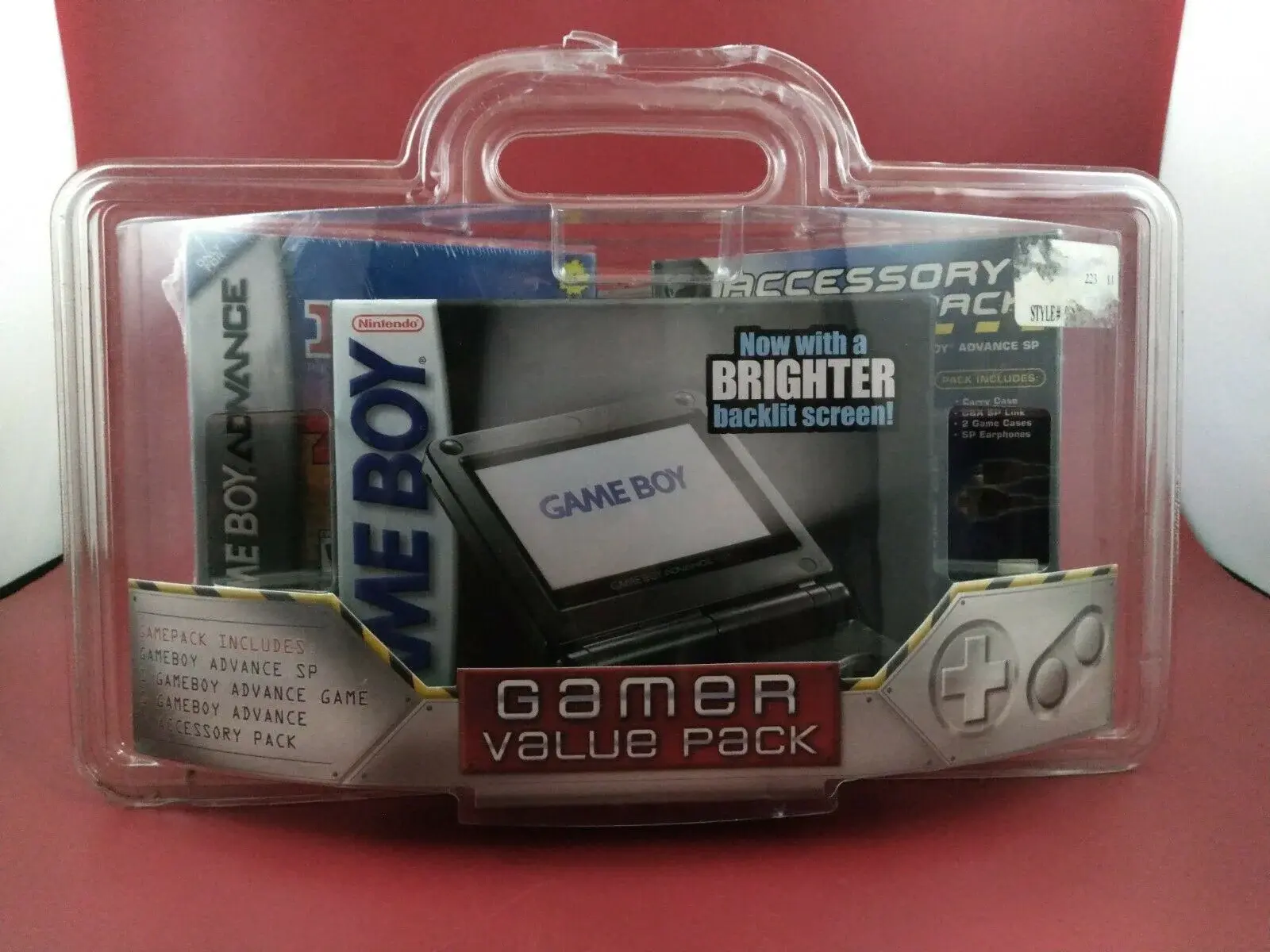 Nintendo Game Boy Advance SP Groudon Super Pack - Consolevariations