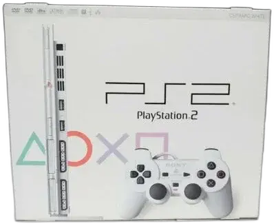 Sony PlayStation 2 Slim Ceramic White Console [NA] - Consolevariations