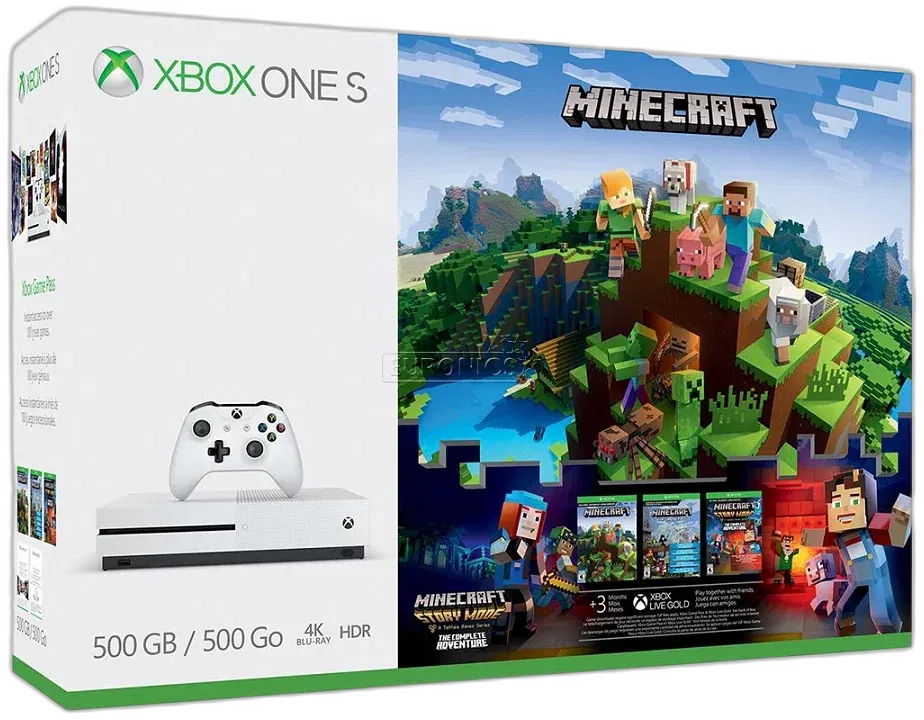 Microsoft Xbox One S Minecraft Console - Consolevariations