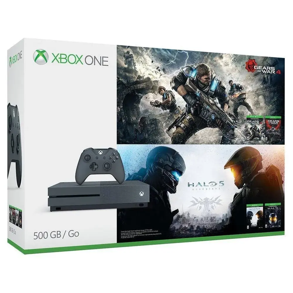 Consolevariations - Microsoft Xbox One S Halo 5 Guardians + Gears of ...