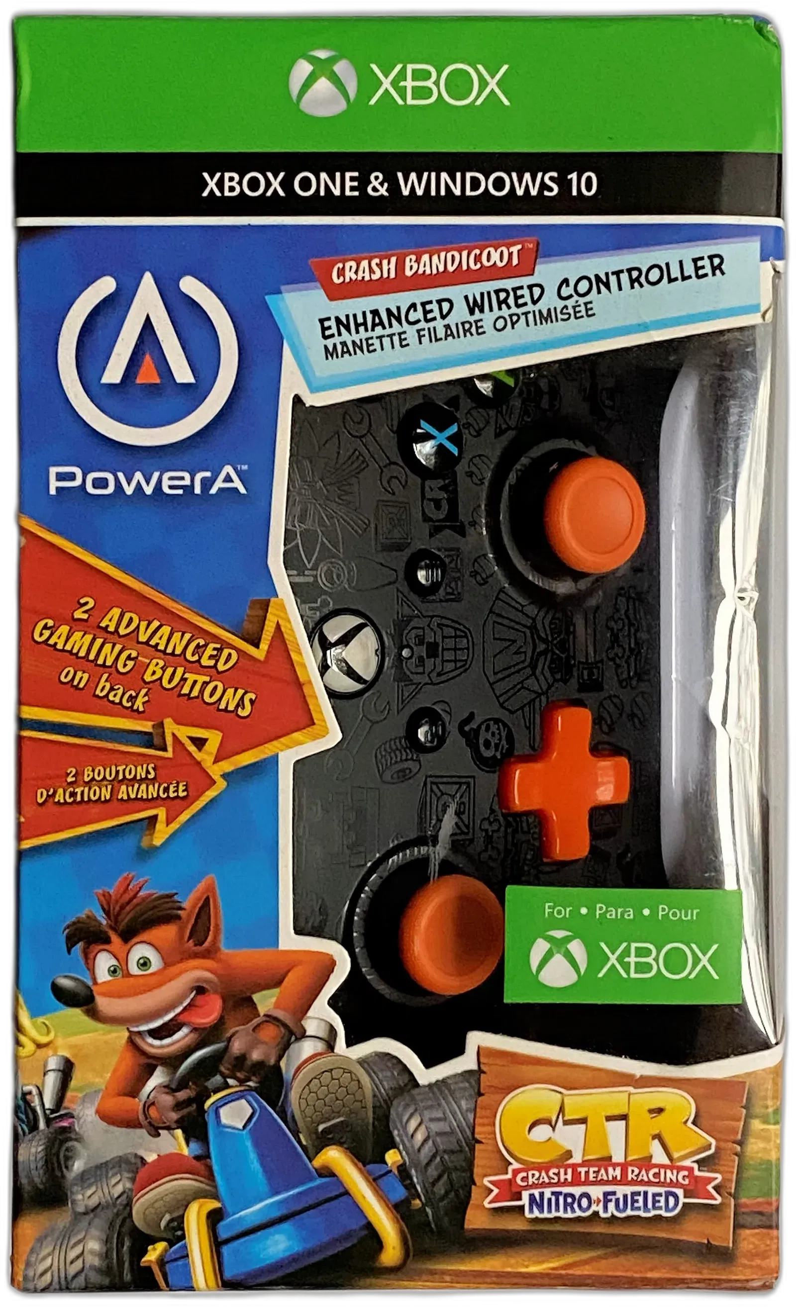 PowerA Crash Team Racing Nitro Fueled Xbox Wired Controller ...