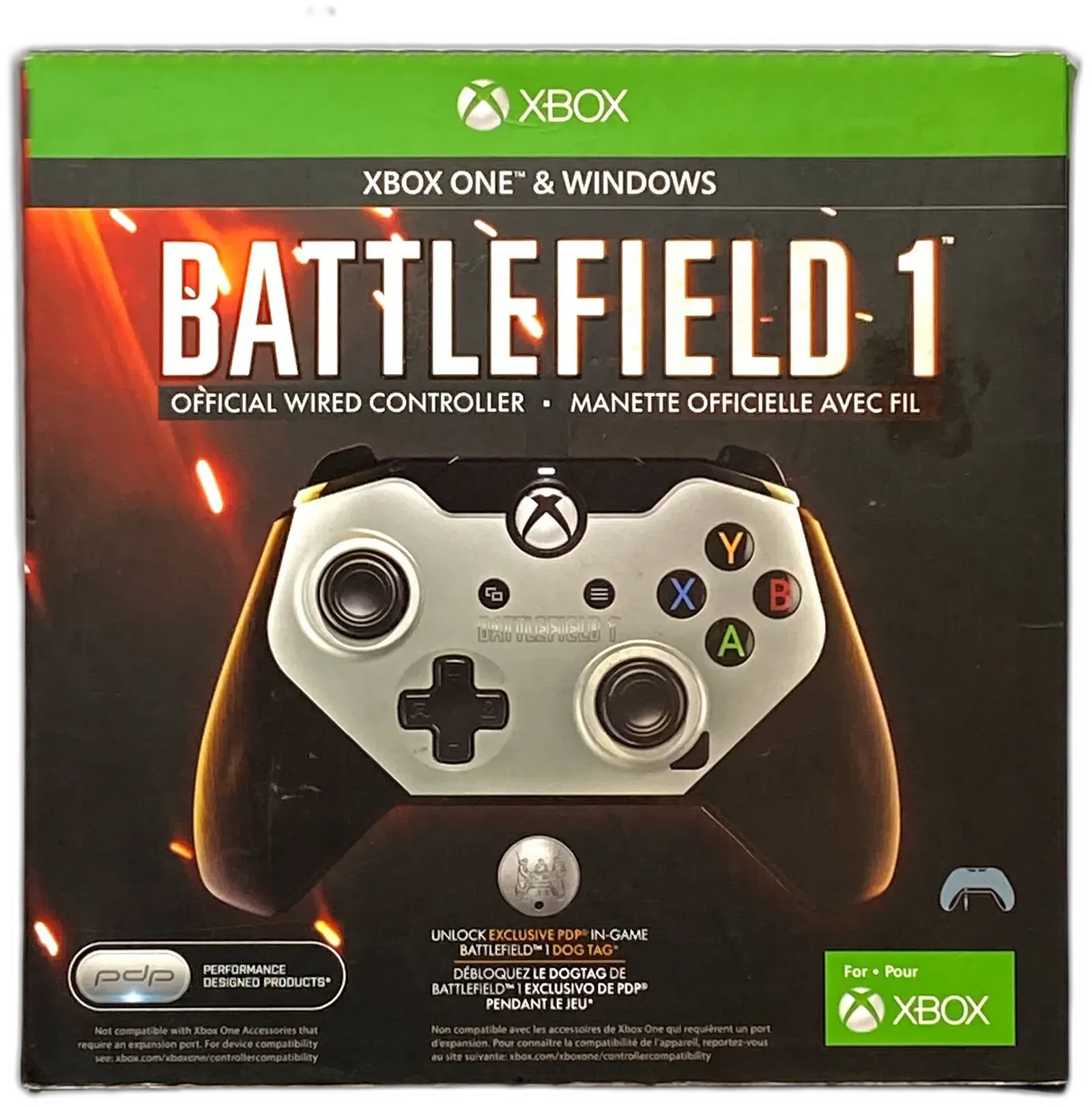PDP Battlefield 1 Xbox One Wired Controller - Consolevariations