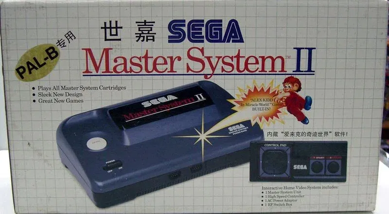 Sega Master System II Alex Kidd in Miracle World + Sonic the Hedgehog 2 ...