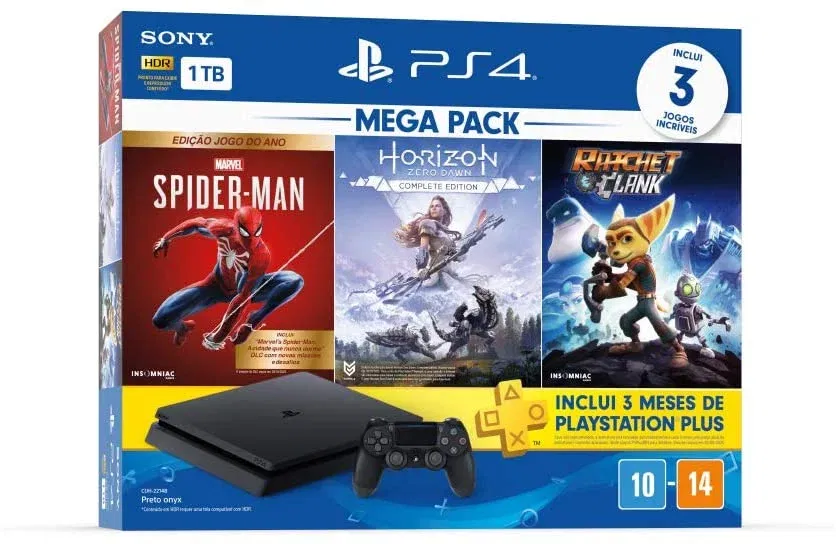Sony PlayStation 4 Slim Mega Pack V15 Bundle - Consolevariations