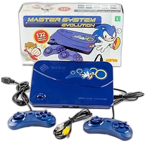 Tec Toy Master System Evolution Blue Console - Consolevariations