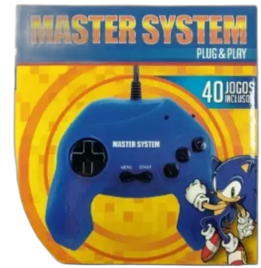 Tec Toy Master System Portable Blue Console - Consolevariations