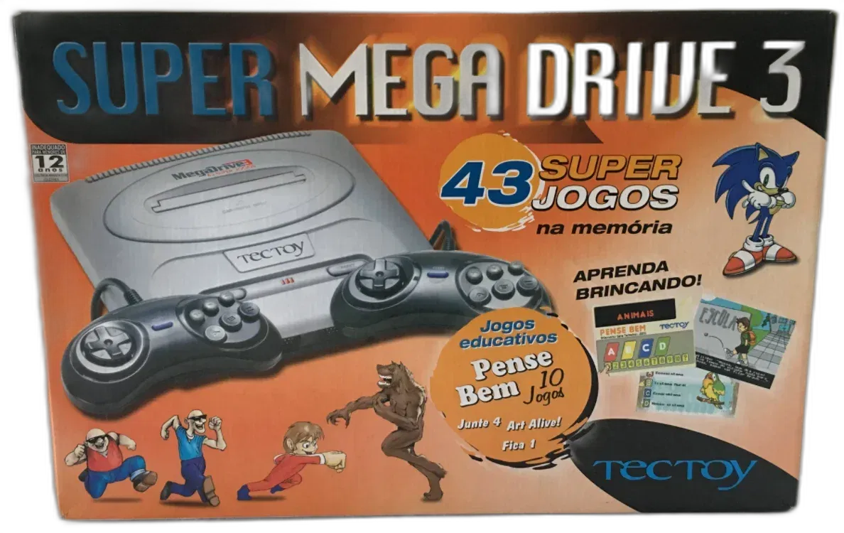 Tec Toy Super Mega Drive 3 Show Do Milhão Special Edition Bundle ...