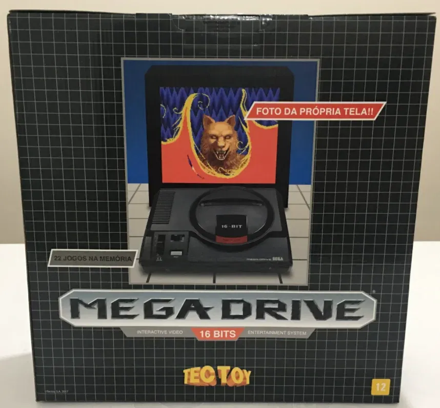 Tec Toy Mega Drive 22 Games Console - Consolevariations