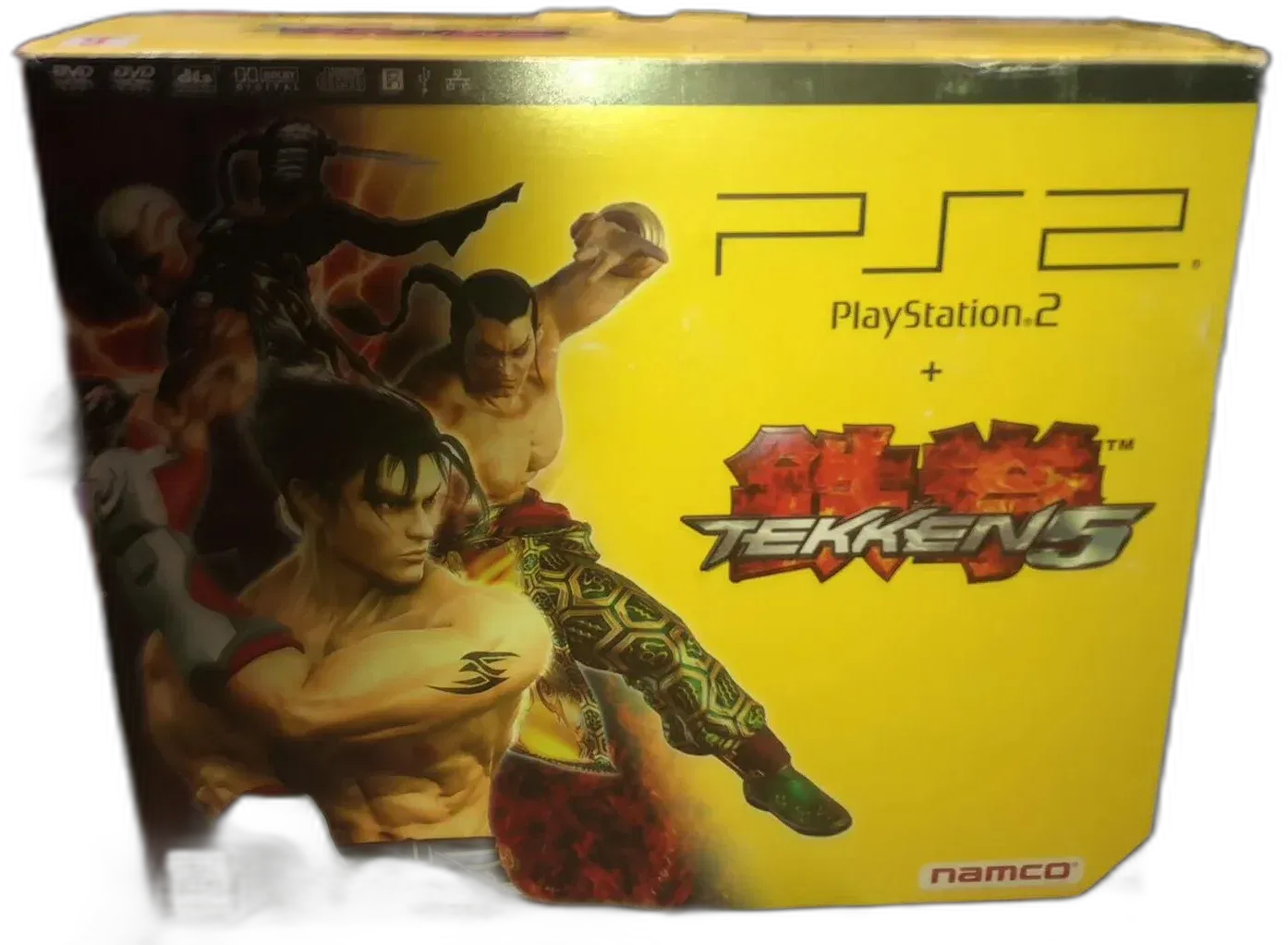 Sony PlayStation 2 Slim Tekken 5 Yellow Bundle - Consolevariations