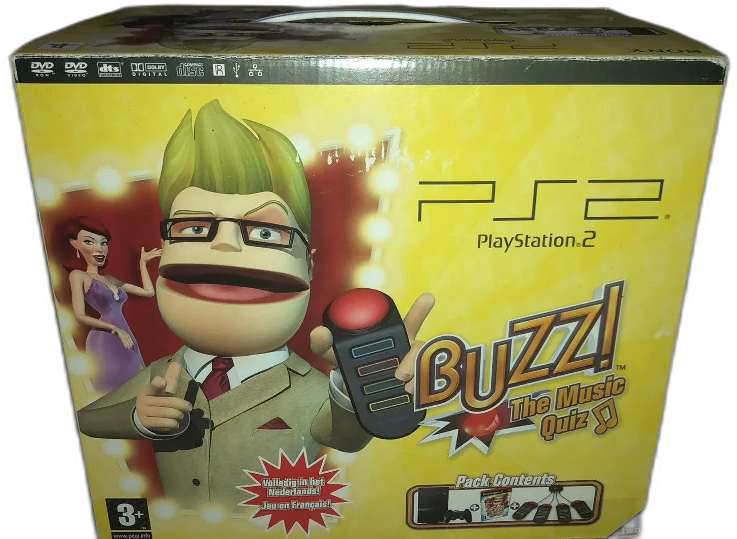 Sony PlayStation Slim 2 Buzz! The Music Quiz Bundle