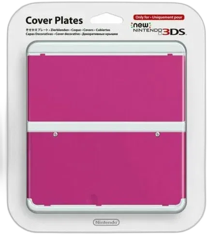 New Nintendo 3DS Pink Circles Faceplate