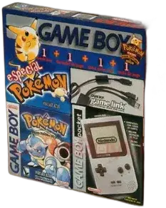Nintendo Game Boy Pocket Pokémon Red Silver Bundle [BR] - Consolevariations