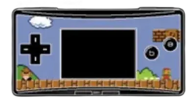 Nintendo Game Boy Micro Super Mario Bros Faceplate - Consolevariations