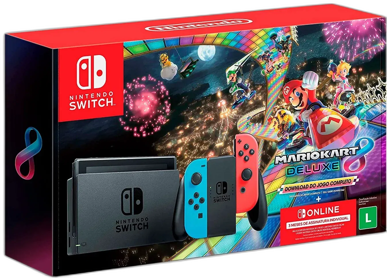 Nintendo Switch Arms + Mario Kart 8 Deluxe Bundle [RU] - Consolevariations