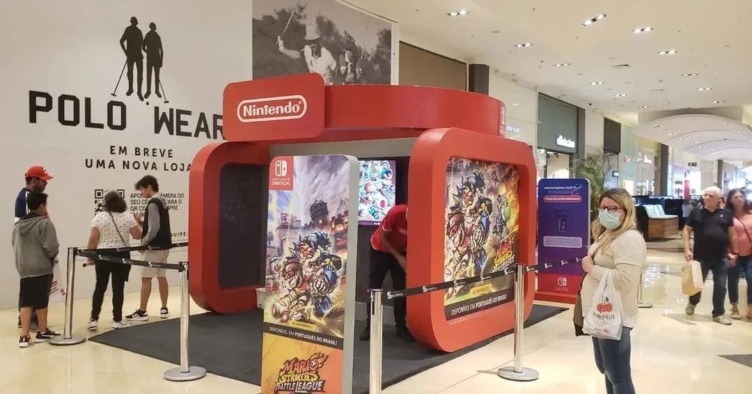 Nintendo Switch Shopping Tour Brasil 2022 Part 4 Kiosk - Consolevariations